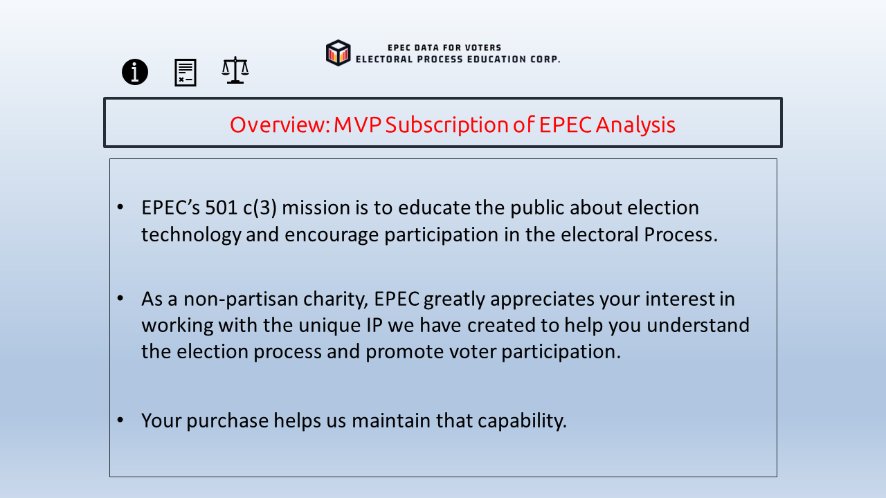 EPEC MVP Election Analysis Subscriber Form - Electoral Process ...