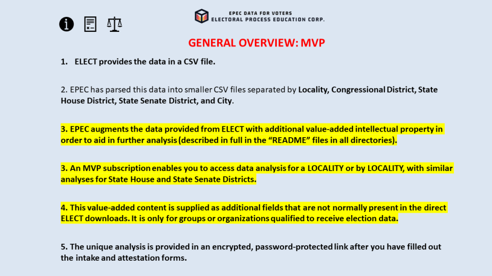 EPEC MVP Election Analysis Subscriber Form - Electoral Process ...